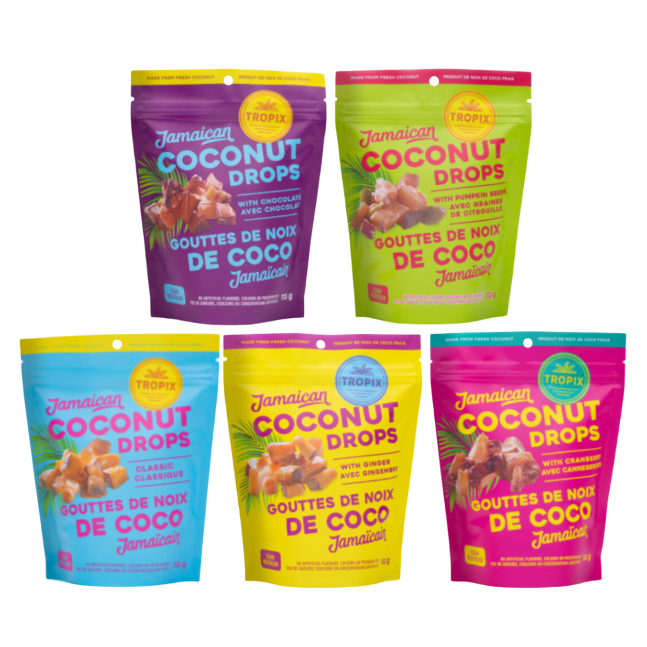 Tropix Coconut Drops - Irresistible Tropical Delight