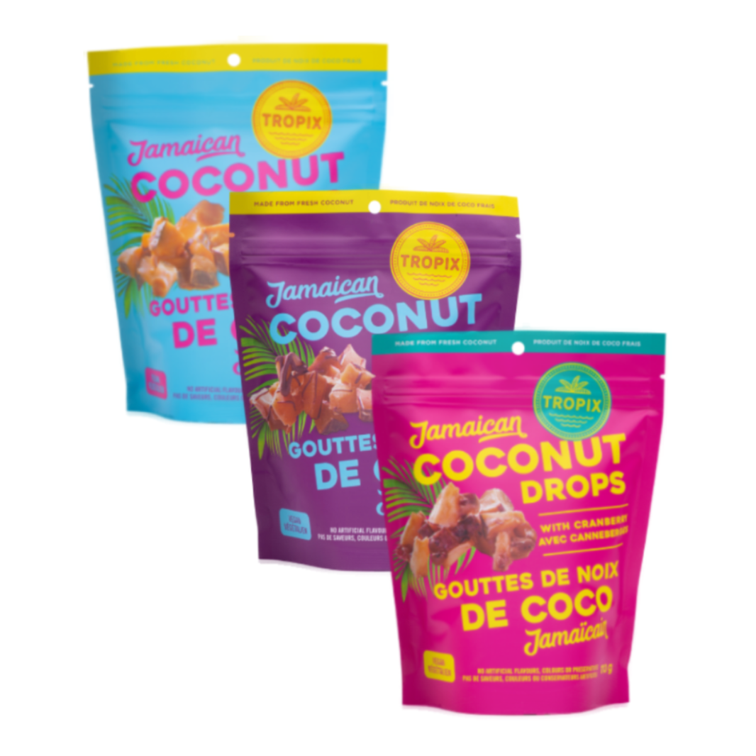 Tropix Coconut Drops - Irresistible Tropical Delight